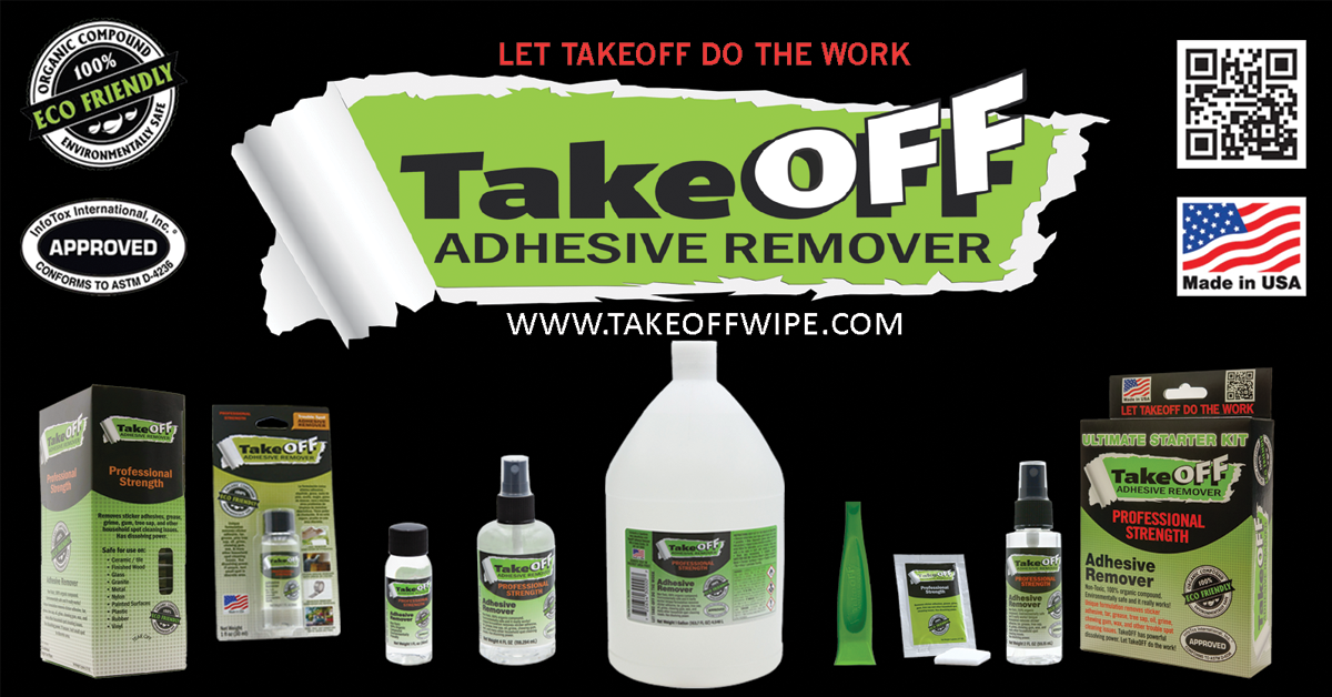 TakeOFF Adhesiver Remover: The Easiest Way to Remove Sticky Residue ...