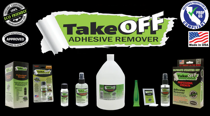TakeOFF Adhesiver Remover: The Easiest Way to Remove Sticky Residue ...